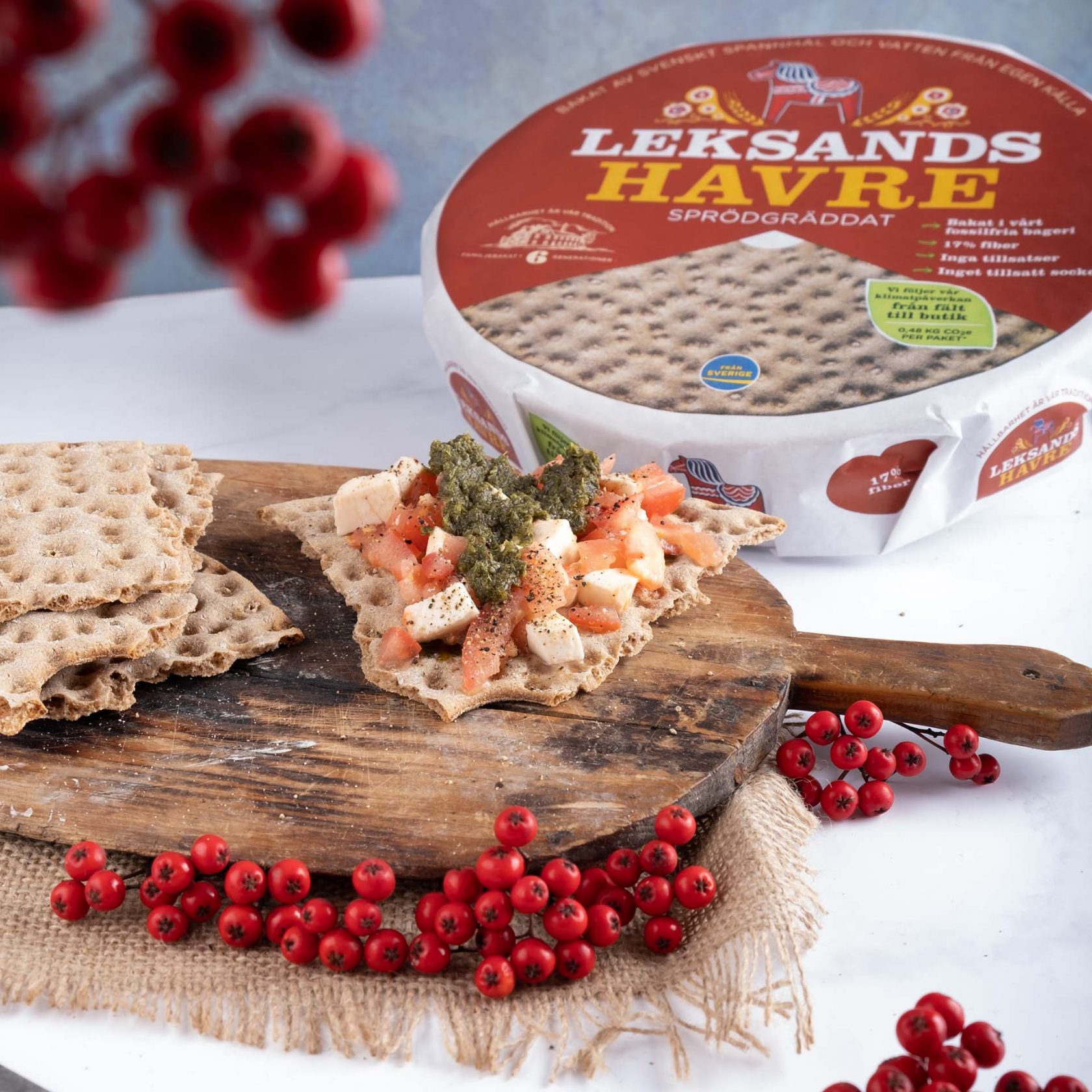 Vårt sortiment – Leksands Knäckebröd